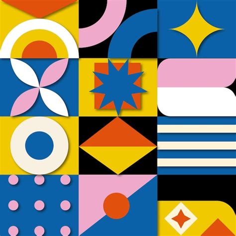 Premium Vector Vector Geometric Abstract Shapes