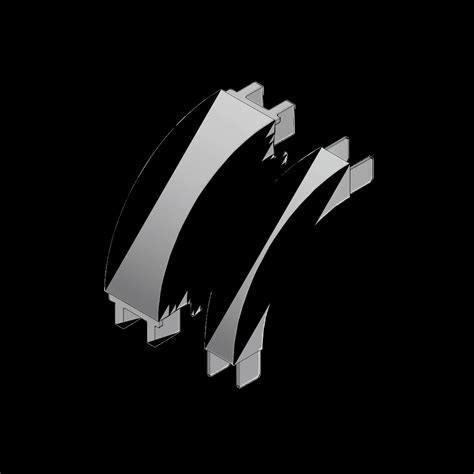 6 Radius Corner Assembly For Narrow Sf Body W 1 12 Retainer Signcomp