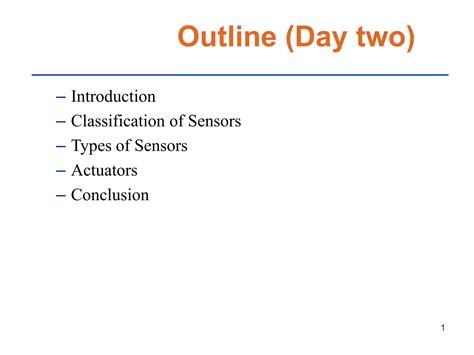 Sensors And Actuators Presentation Classification Types Actuators PPTX