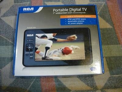 Rca Rtv86073 Portable 7 Widescreen 480i Hd Lcd Tv Ebay