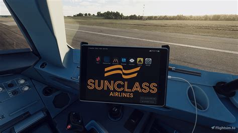 Fenix A320 Efb Background Sunclass Airlines For Microsoft Flight Simulator Msfs