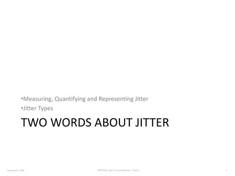 PPT JITTER PowerPoint Presentation Free Download ID