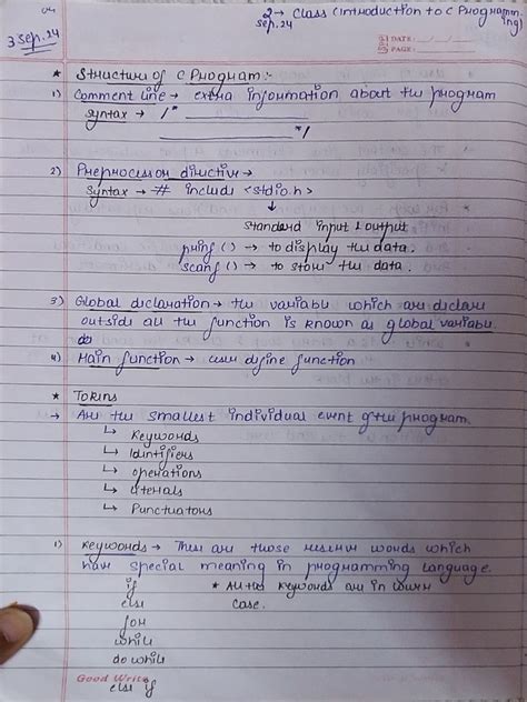 C Language Notes Pdf