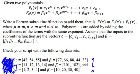 Transform This Into A Fortran Code Using Subroutine