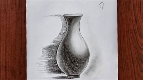 How To Draw A Pot Shading Tutorial Step By Step Object Drawing For Beginners Youtube