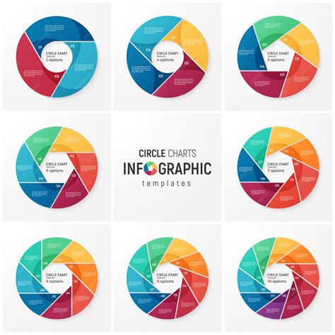 Premium Vector Vector Circle Chart Infographic Templates For Data