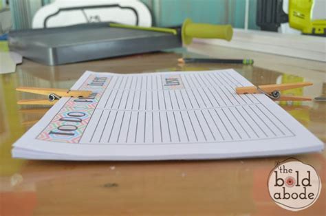 How To Make A DIY Notepad And Free Planner Page Printable Cuz We Always Need To Be More Organized