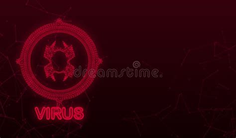 Danger Symbol Vector Illustration Virus Protection Computer Virus