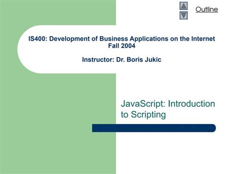 Introduction To Scripting Programming Language Ppt Web Development