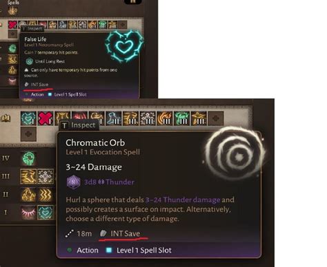 Spells Incorrectly Displaying Unrelated Saving Throws R Baldursgate3
