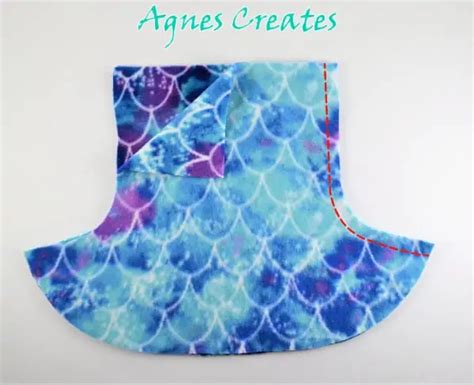 Fleece Neck Warmer Gaiter Face Mask Sewing Pattern Agnes Creates