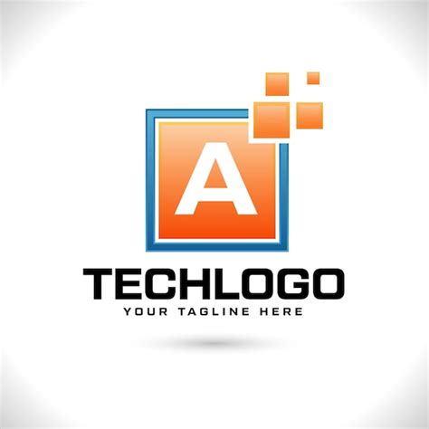 Premium Vector Tech Logo Design Digital Tech Logo Vector
