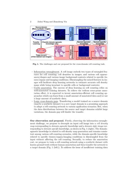 Cross Domain Microscopy Cell Counting By Disentangled Transfer Learning Deepai