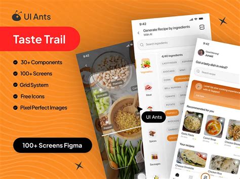 Recipe App Ui Designs Themes Templates And Downloadable Graphic
