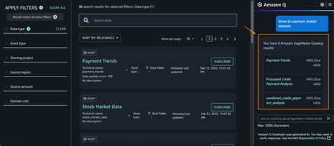 Collaborate and build faster with Amazon SageMaker Unified Studio, now generally available | AWS ...