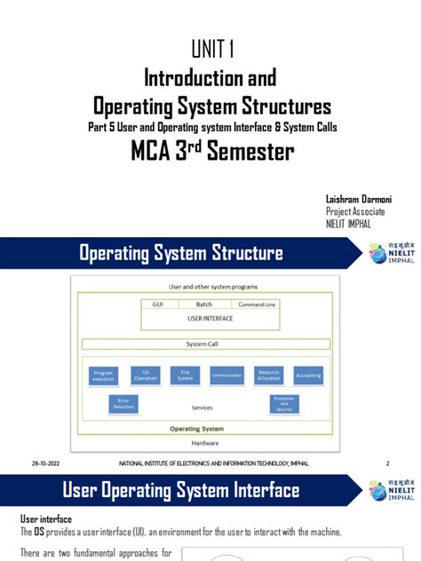 unit 1 part 5 user interface and system calls pdf graphical user interfaces shell computing