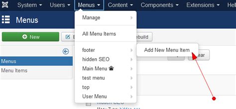 how to create and display menus in joomla szoupi web design and technology