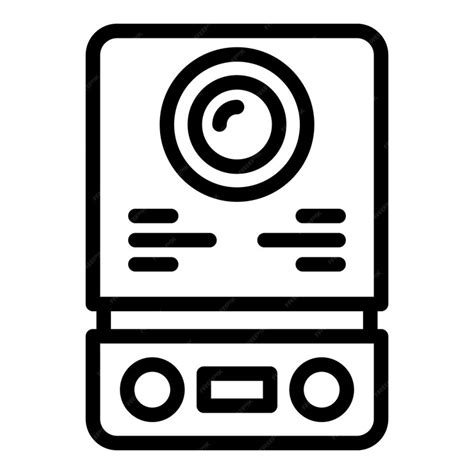 Premium Vector Video Intercom Entrance Icon Outline Vector Door System Control Security