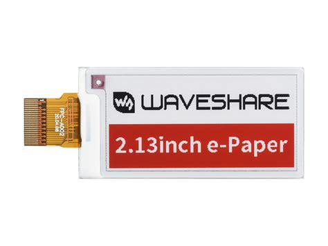 X Inch E Ink Raw Display Three Color SPI Interface Without PCB WFT CZ