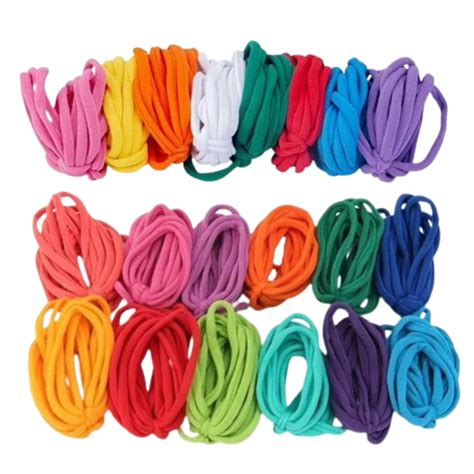 Aisamefe Weaving Loom Loops 288pcs Elastic Potholder Loops Assorted Colors Loom Loops Refills