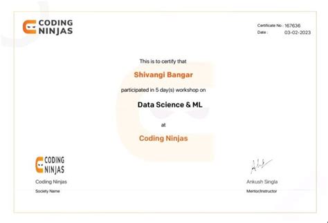 Shivangi Bangar On Linkedin Datascience Machinelearning Codingninjas