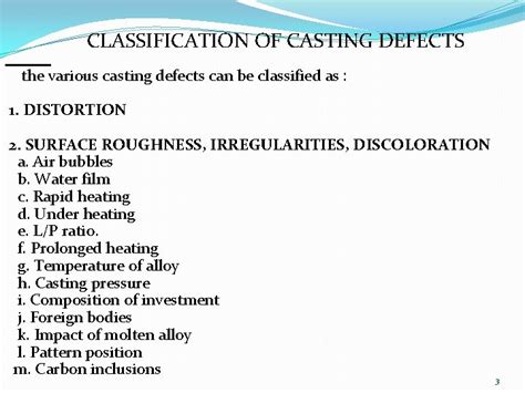 casting defects intoduction casting is defined as something
