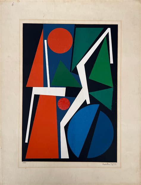Auguste Herbin Madam Fou 1953 For Sale At 1stdibs