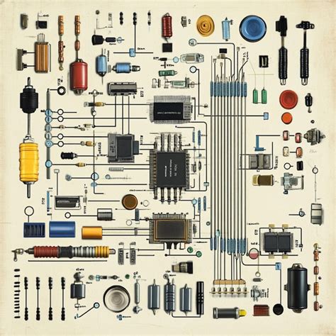 A Schematic Of A Circuit Incorporating Resistors Capacitors And Inductors With Labels Showing