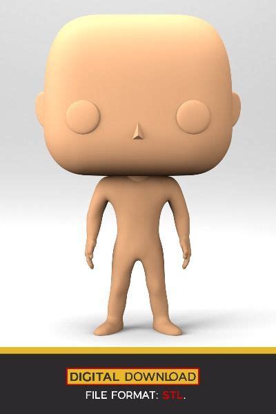 Basic Male Funko Pop D Model For D Printing Artofit