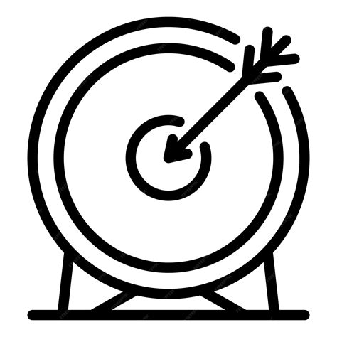 Premium Vector Business Target Icon Outline Business Target Vector