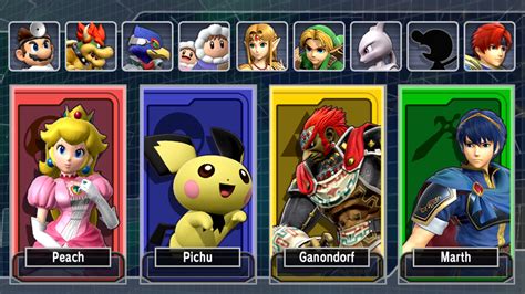 Super Smash Bros Melee Characters