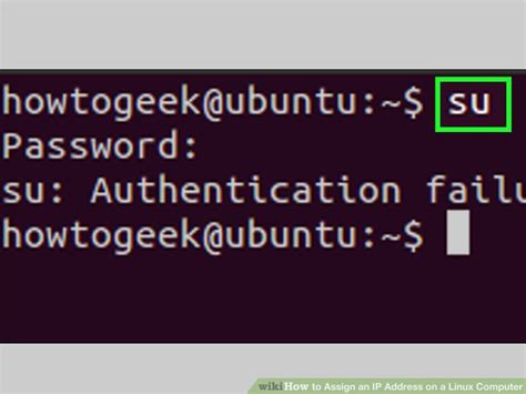 How To Assign An Ip Address On A Linux Computer With Pictures