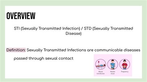 Day 5 Notes Stds Hiv Aids Overviewsti Sexually Transmitted