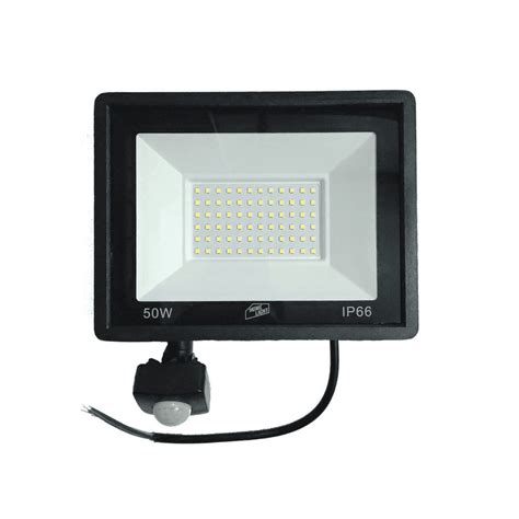 Reflector Led Con Sensor De Movimiento 50w Luz Dia Ip67 Ferretería Teknel