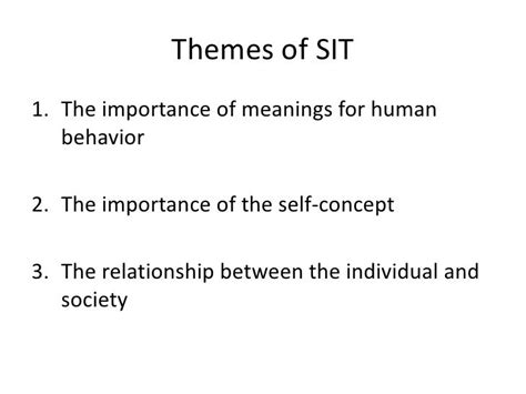 Symbolic Interaction Theory
