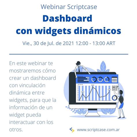 webinar dashboard con widgets dinamicos scriptcase argentina