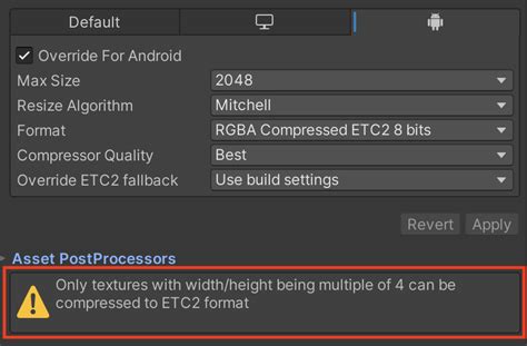 Optimising Unity Texture Import Settings Technical Articles Unity Discussions