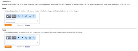 Solved A Particle With A Charge Of NC Is Placed At The Chegg
