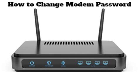 How To Change Modem Password In Steps TechnoWifi