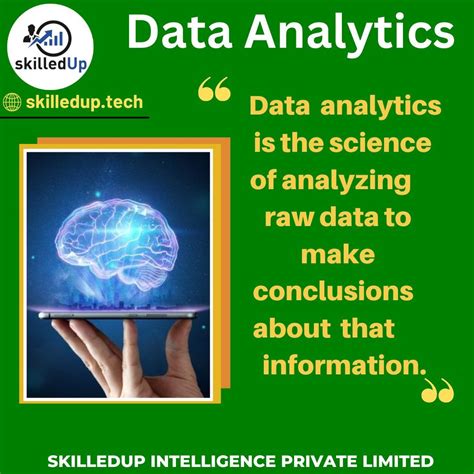 Skilledup On Linkedin Data Analytics Is The Science Of Analyzing Raw