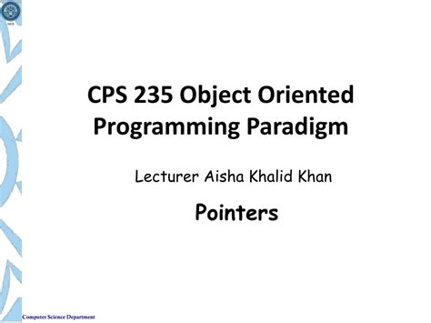 PPT CPS Object Oriented Programming Paradigm PowerPoint Presentation ID