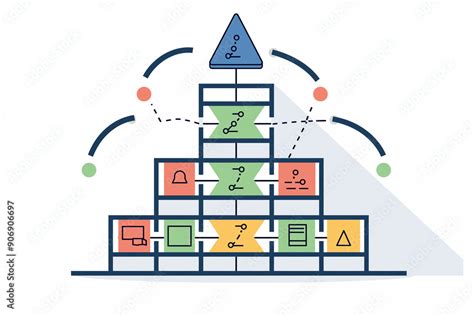 complex system integration depicted with abstract pyramid structure