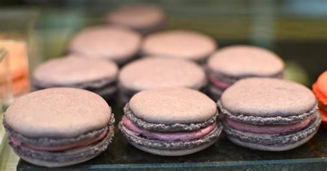Fancy Napkin Raspberry Lemon Curd Macaron
