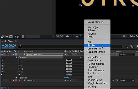 how to animate a text stroke in adobe after effects