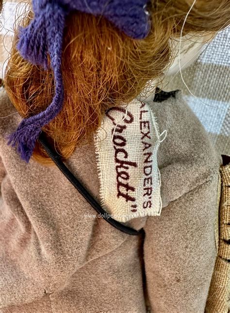Vintage Madame Alexander Davy Crockett 8″ Tagged “crockett” Doll No Box Doll Peddlar