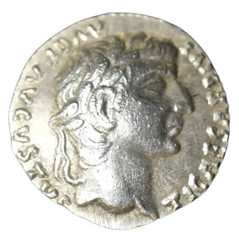 Tiberius Tribute Penny Denarius Replica Hand Struck Silver Coin