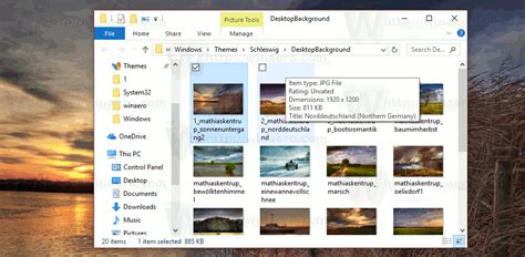 Desktop Wallpaper Location Context Menu In Windows