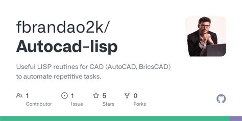 Github Fbrandao K Autocad Lisp Useful Lisp Routines For Cad Autocad Bricscad To Automate