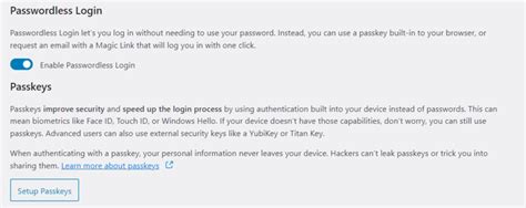 How To Use The Biometric Logins And Passkeys On Wordpress Mainwp