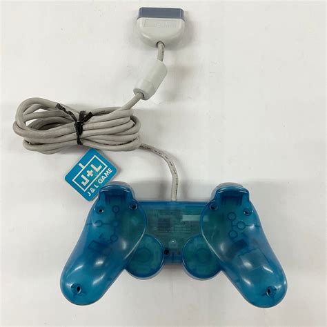 Sony Playstation Dual Analog Controller Clear Blue Ps1 Playstati